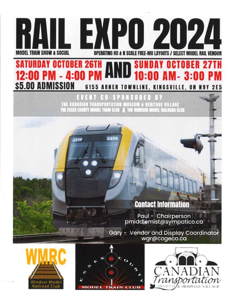 Rail Expo 2024 - Canadian Transportation Museum & Heritage Village