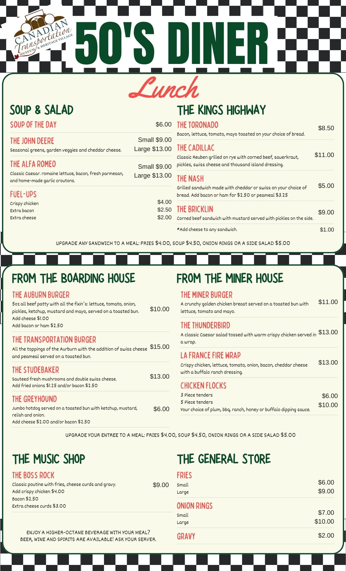 50's Diner - Canadian Transportation Museum & Heritage Village