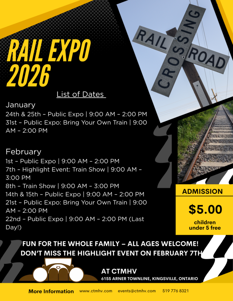 Rail Expo 2026 - Canadian Transportation Museum & Heritage Village